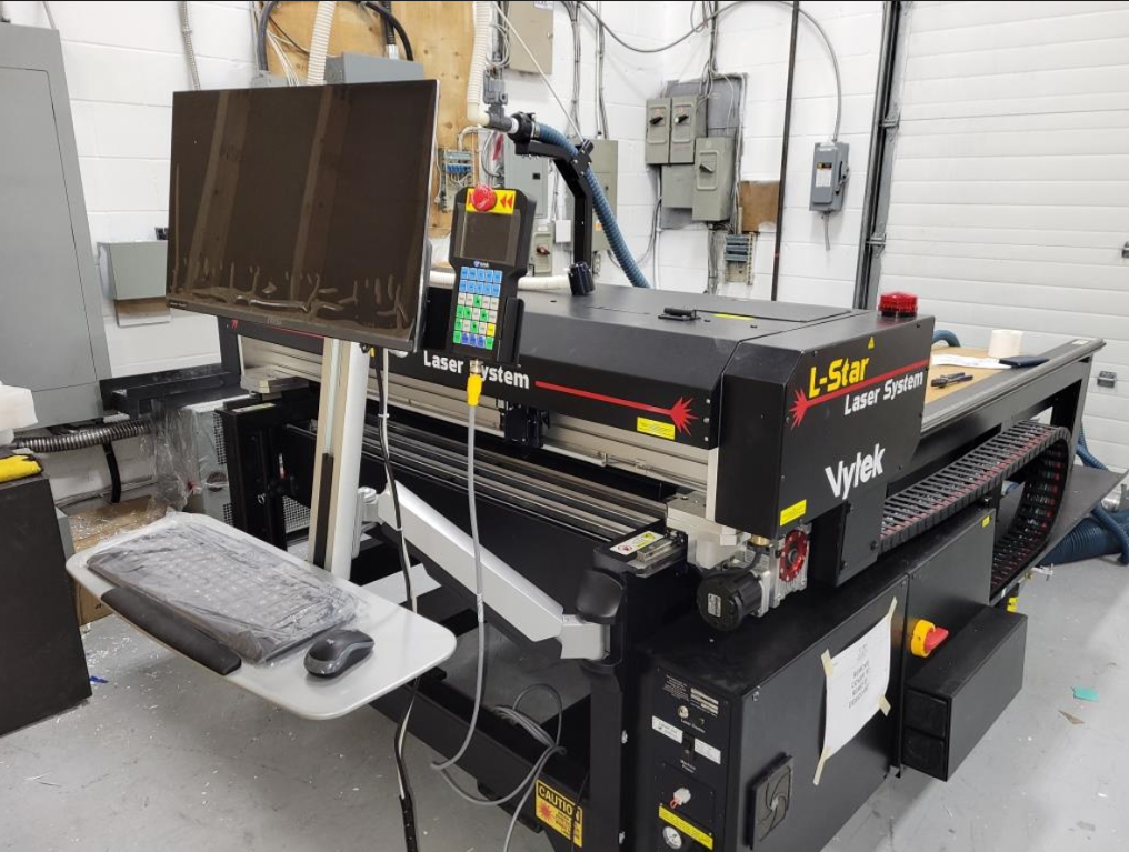 Displayit Graphics | Precision Cutting with Vytek L Star CO2 Laser